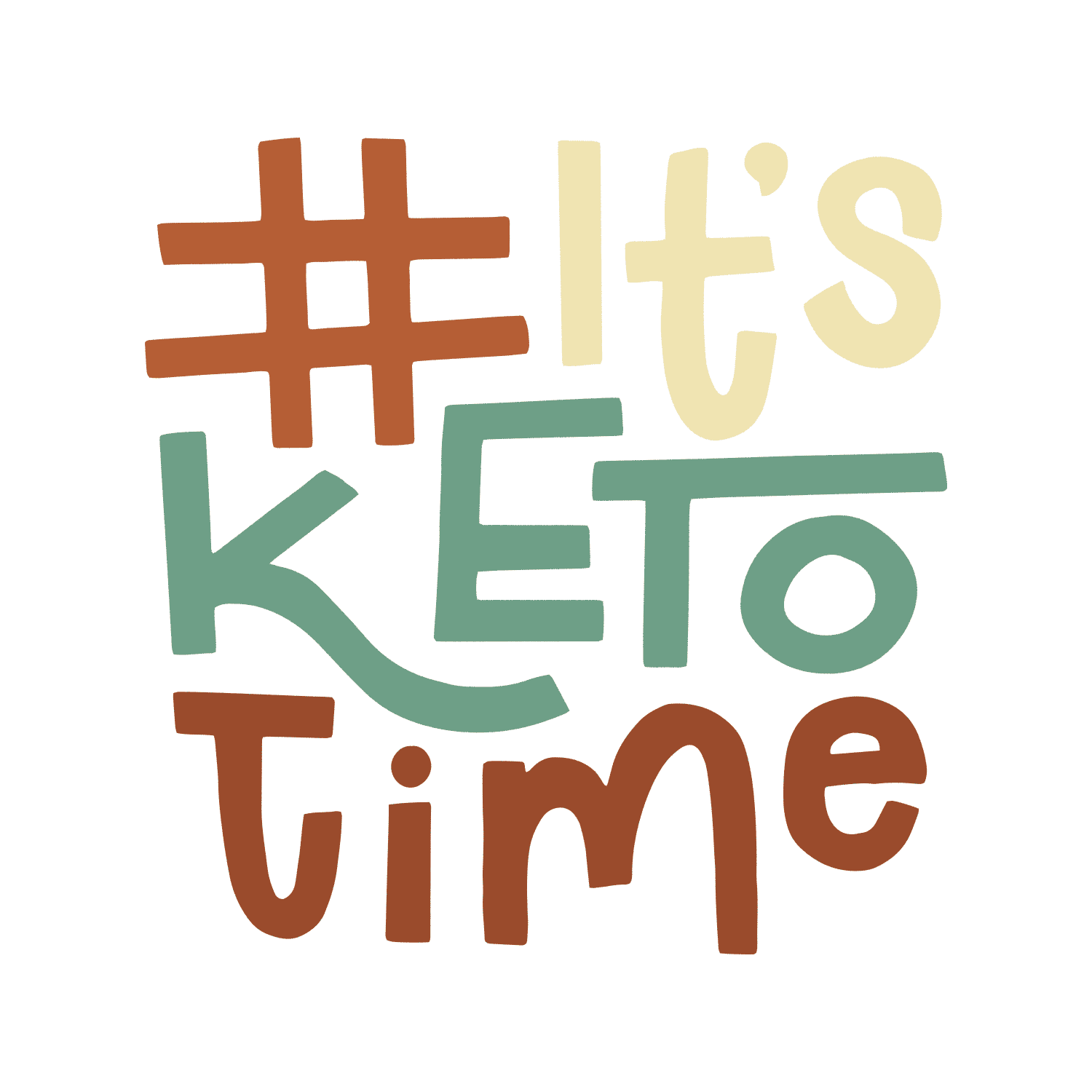 Keto Diet Itsketotime Sticker by Keto Bars for iOS & Android | GIPHY