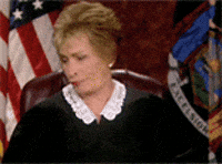 Judge Judy Rolling Eyes Gif