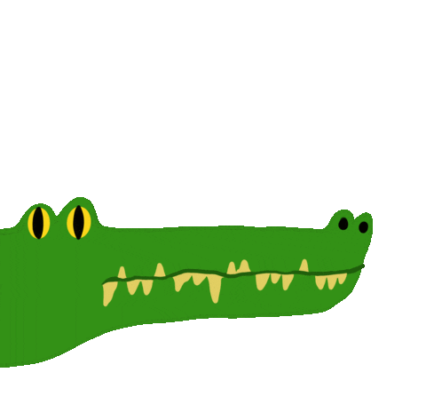 Snap Crocodile Sticker for iOS & Android | GIPHY