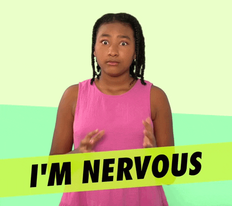 Nervous Girl Gif