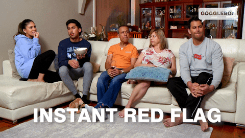 Red Flag GIF by Gogglebox Australia - Find & Share on GIPHY