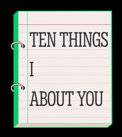 Ten-things GIFs - Get the best GIF on GIPHY