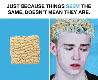 Justin Timberlake Ramen Hair Gif