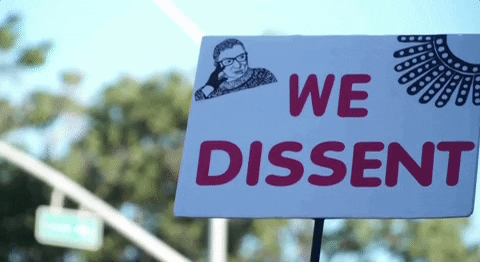 We Dissent GIFs - Get the best GIF on GIPHY