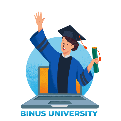 Wisuda Binusian Sticker by gabung_binus for iOS & Android | GIPHY