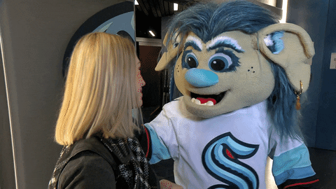 Mascot Hug GIF by ROOT SPORTS - Find & Share on GIPHY
