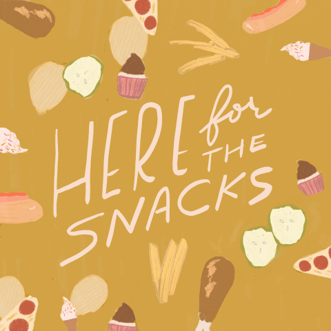 Snacking Super Bowl GIF by BrittDoesDesign - Find & Share on GIPHY