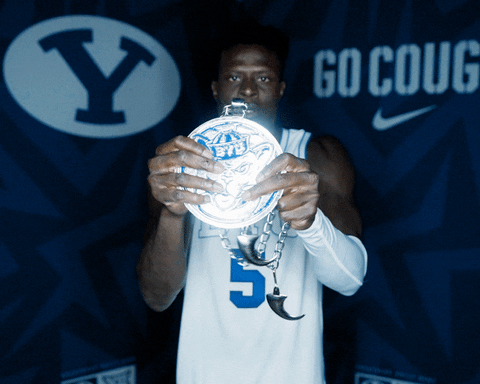 Byu Basketball Go Cougs GIF by BYU Cougars - Find & Share on GIPHY