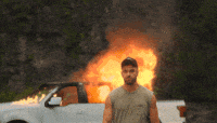 Walking Away From Explosion Gif