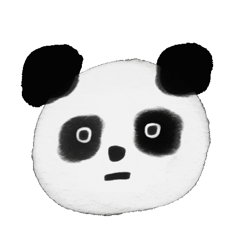 Panda 手書き Sticker for iOS & Android | GIPHY