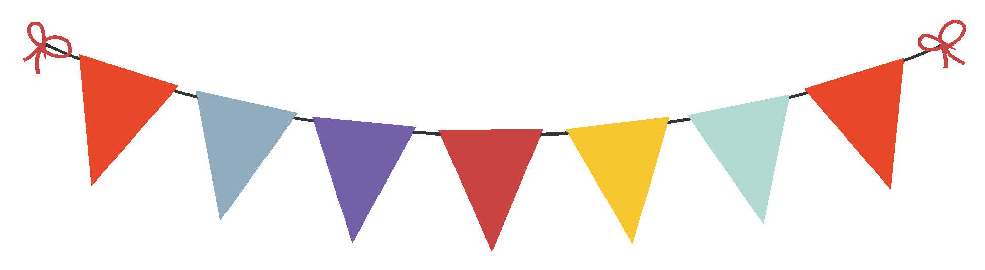 Bunting Sticker by SUSU for iOS & Android | GIPHY