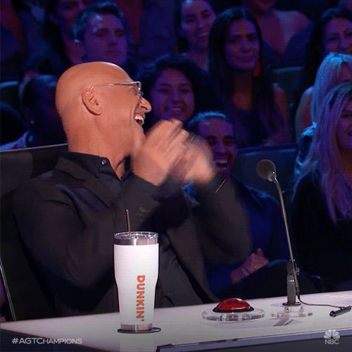 Amused Howie Mandel GIF by America's Got Talent - Find & Share on GIPHY
