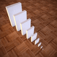 Dominoes Falling Animated Gif