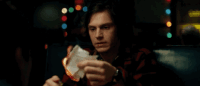 Evan Peters Smiling Gif