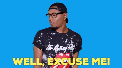 Well Excuse Me Gif