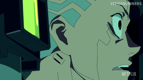 Scared David Martinez GIF by Cyberpunk: Edgerunners - Find & Share on GIPHY