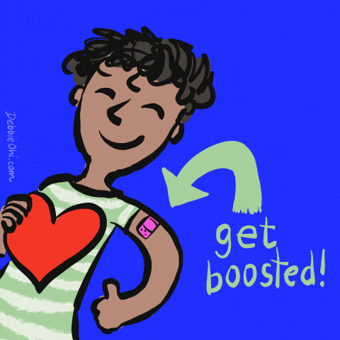 Booster Boosting GIF by Debbie Ridpath Ohi - Find & Share on GIPHY