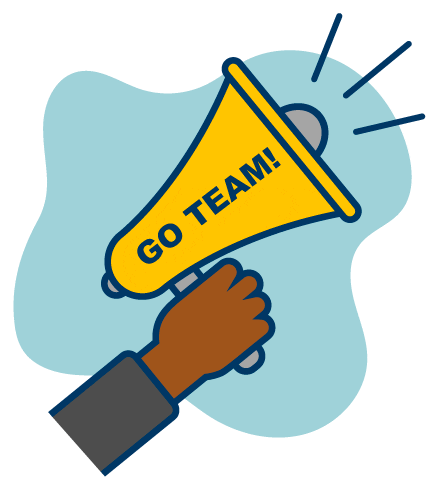 Go Team Cheer Clipart