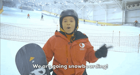 Snow Snowboarding GIF by Paulana - Find & Share on GIPHY