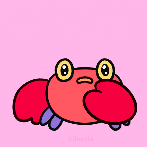 Crabby crab by pikaole | GIPHY