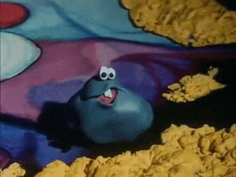New trending GIF tagged 80s claymation trapdoor monster… | Trending Gifs
