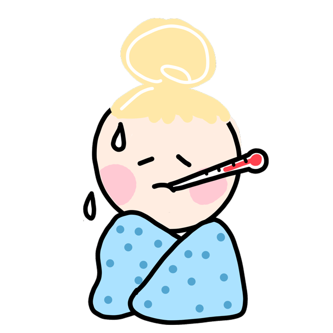Sick Girl Sticker by Ivo Adventures for iOS & Android | GIPHY