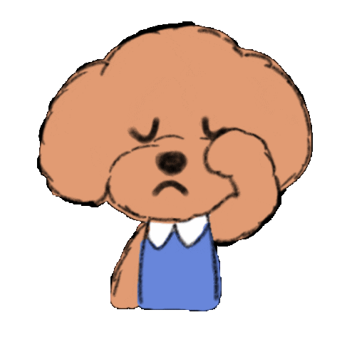 Sad Dog Sticker for iOS & Android | GIPHY