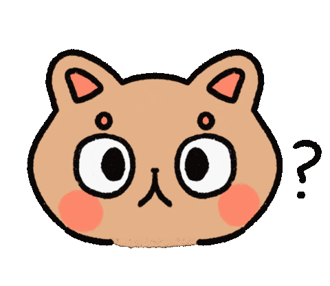 Confused Cat Sticker by relatable doodles for iOS & Android | GIPHY