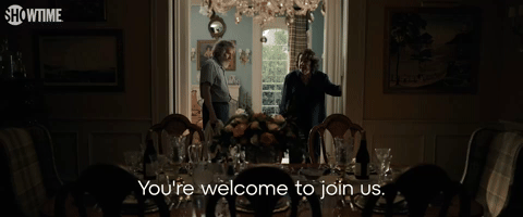 Be Our Guest Party GIF by Studio Flox