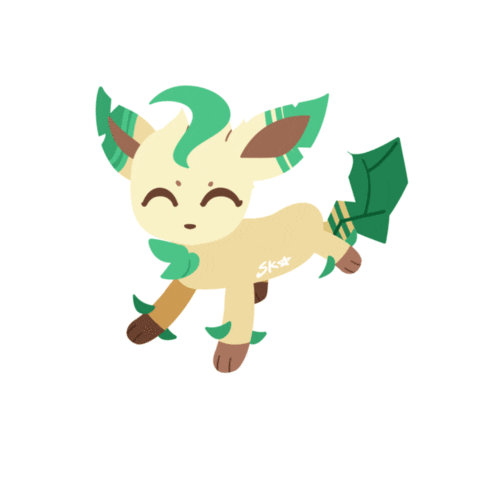 Leafeon Stickers - Find & Share on GIPHY