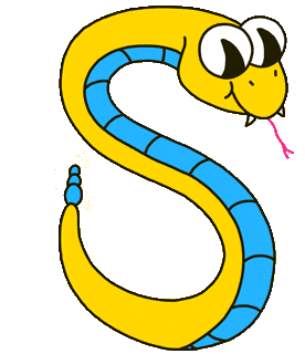 Snake Alphabet Sticker by Originals for iOS & Android | GIPHY