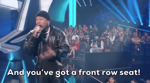 Front Row Seat - GIPHY Clips