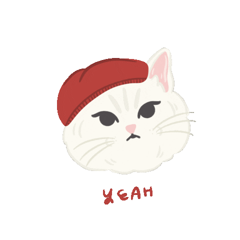 Cat Sticker by Ann of Facedit for iOS & Android | GIPHY