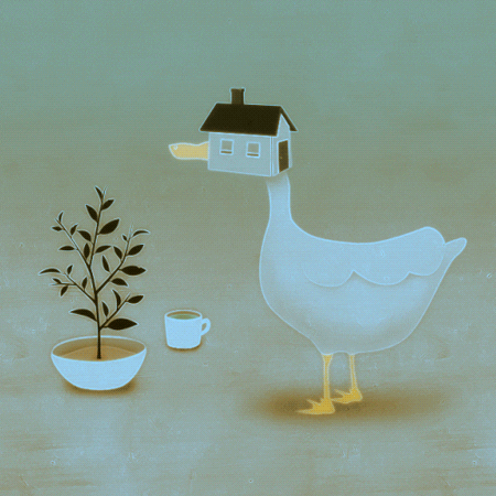 butterfly duck GIF by Dino Sato - Find & Share on GIPHY