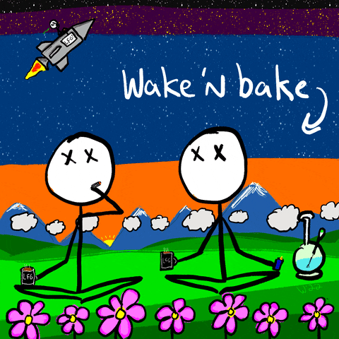 Getting High Puff Puff Pass GIF by Stoner Stick People - Find & Share ...
