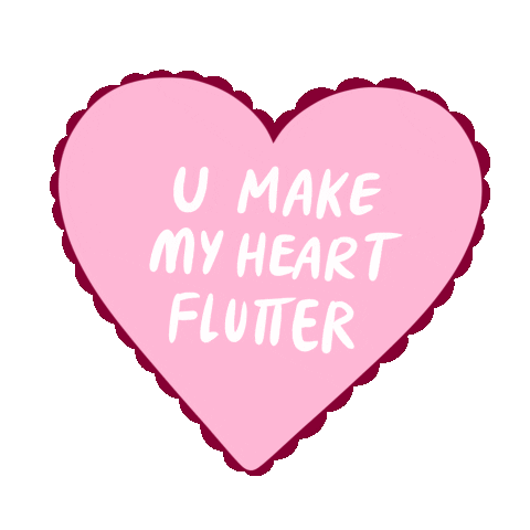 You Make My Heart Flutter Stickers - Find & Share on GIPHY