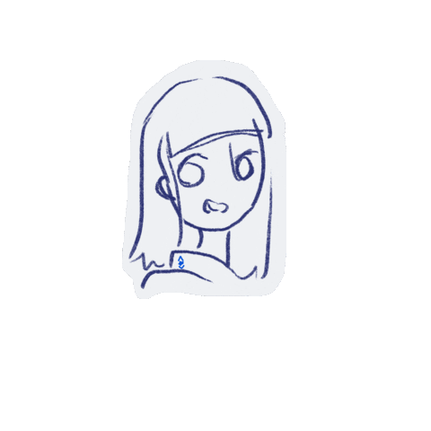 Wink Doodle Sticker for iOS & Android | GIPHY