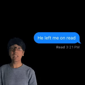 Left Me On Read Clips - Find & Share on GIPHY