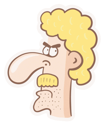 Suspicious Face Sticker by Some Doodles for iOS & Android | GIPHY