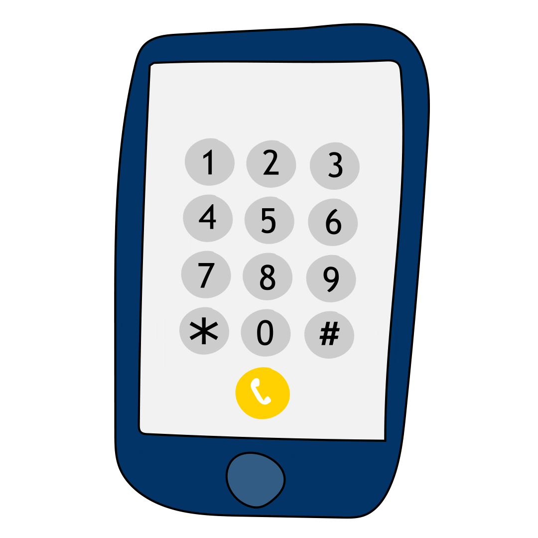 Phone Sticker by NAU ITS for iOS & Android | GIPHY