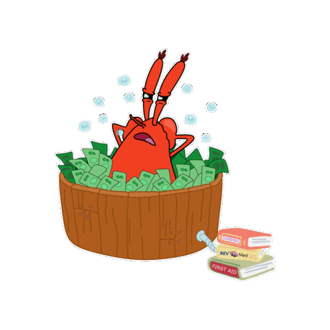 Money Mr Krabs Stickers - Find & Share on GIPHY