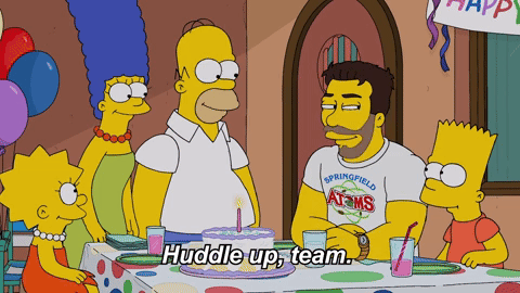 Simpsons Cheering Clips - Find & Share on GIPHY