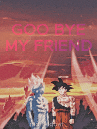 Goku Bye GIFs - Find & Share on GIPHY
