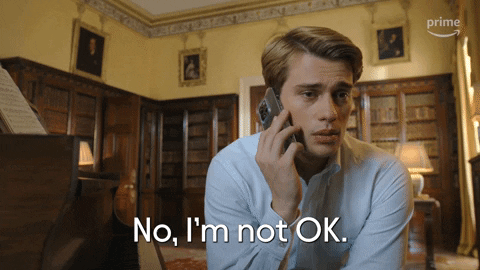 Prime Video I Am Not Okay GIF by Red, White & Royal Blue - Find & Share on GIPHY