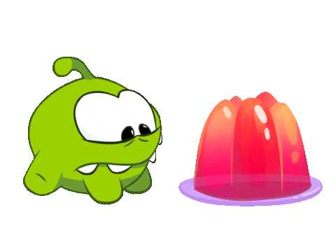 Happy Jump Sticker by Om Nom for iOS & Android | GIPHY