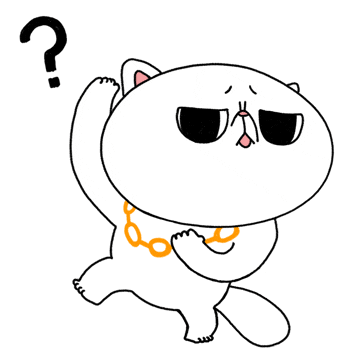 Cat Question Sticker by Kcomics - Find & Share on GIPHY