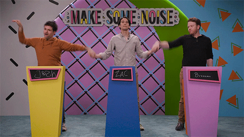 Make Some Noise Brennan Lee Mulligan GIF by Dropout.tv - Find & Share ...