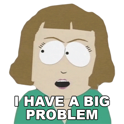 I Have A Problem Stickers - Find & Share on GIPHY