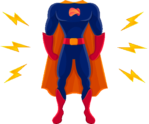 Gamindo giphyupload super superhero supereroe Sticker