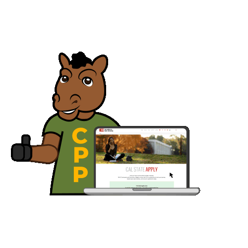 Csu Bronco Sticker by CPP Project CAMINOS - Find & Share on GIPHY